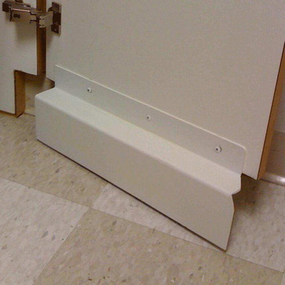 36" x 2" ADA Toe Kick Backset, White | Wurth Louis and Company