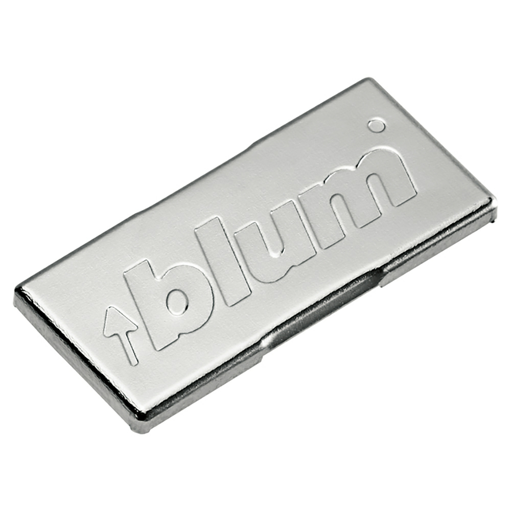 Hinge Arm Embossed Blum Emblem Cover Cap, Nickel-Plated | Wurth Louis ...