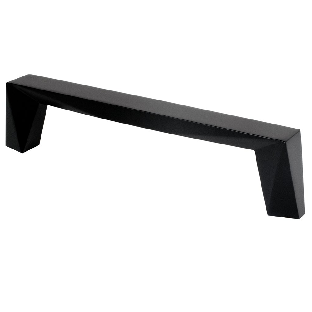 128mm Swagger Handle Pull, Matte Black | Wurth Louis and Company