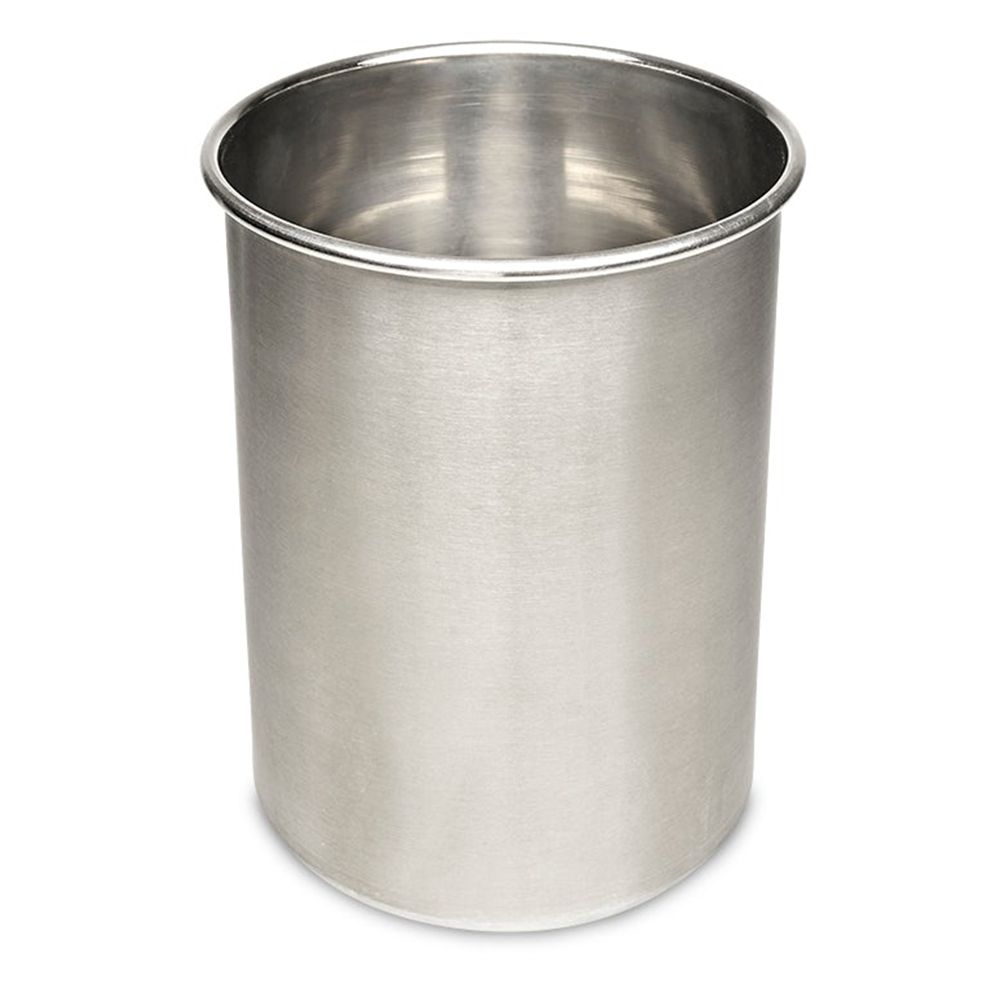5" Round Closed Bottom Docking Drawer Canister, Stainless Steel | Wurth ...