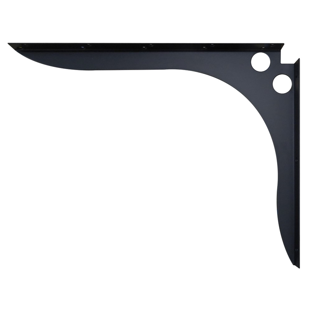 21" x 28" SpeedBrace Shelf Bracket, Black Finish | Wurth Louis and Company
