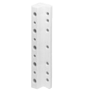 6-5/16" Heavy-Duty Pilaster Mounting Bracket, White Finish | Wurth ...