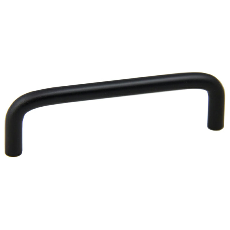 4" Wire Pull, Matte Black, 110mm Length | Wurth Louis and Company