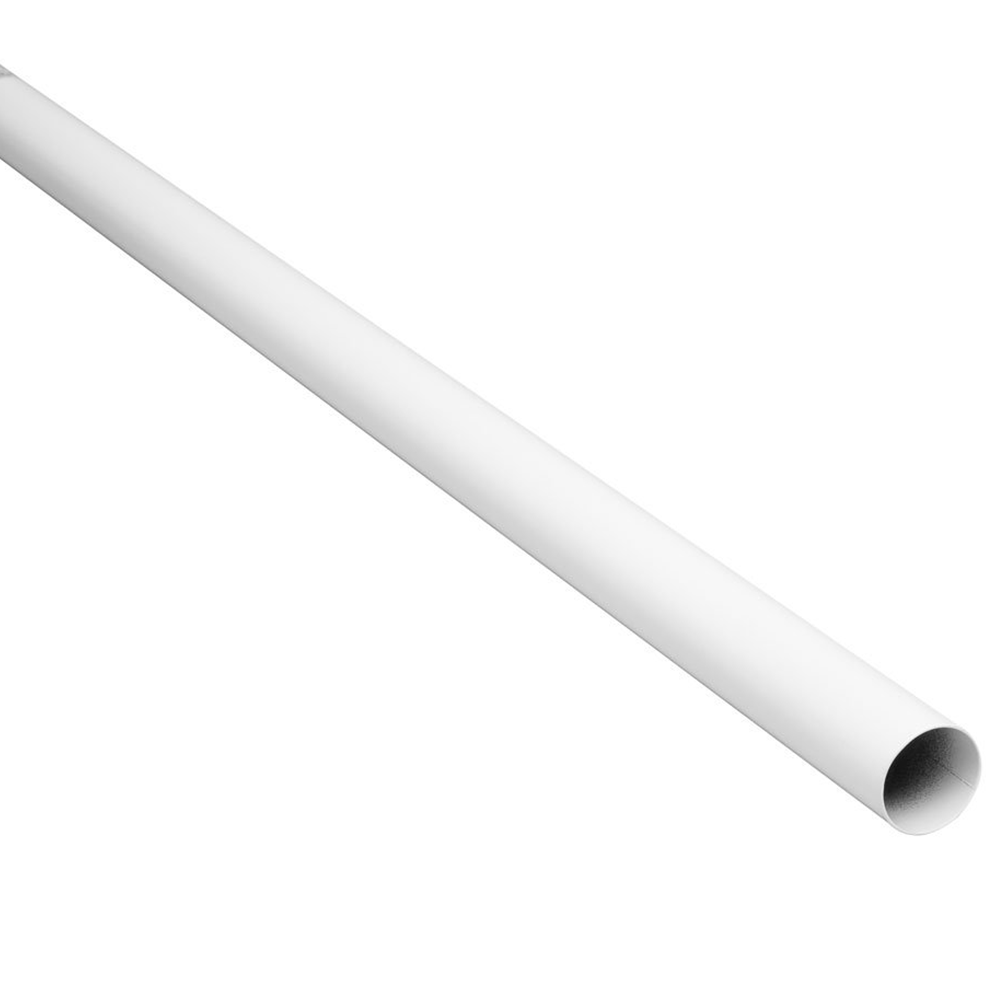 1-1/4" Diameter 96" Long Closet Pole, White Finish | Wurth Louis and ...