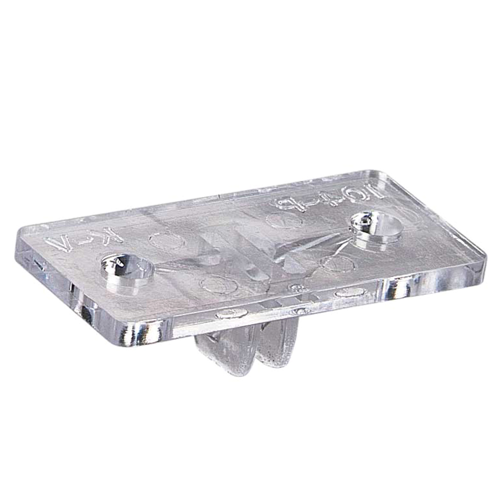 Plastic Back Rest, Clear Finish | Wurth Louis and Company