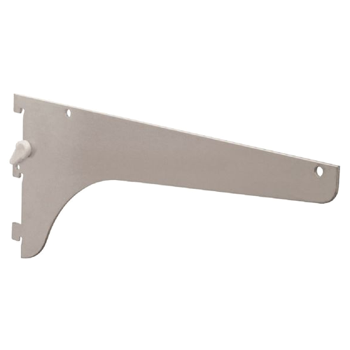 12" KV187 Super Heavy-Duty Lock Lever Shelf Bracket, Anochrome Finish ...