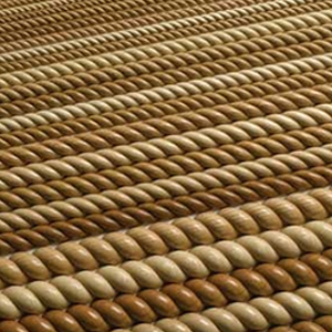 96" x 3/4" Split Rope Moulding Oak | Wurth Louis and Company