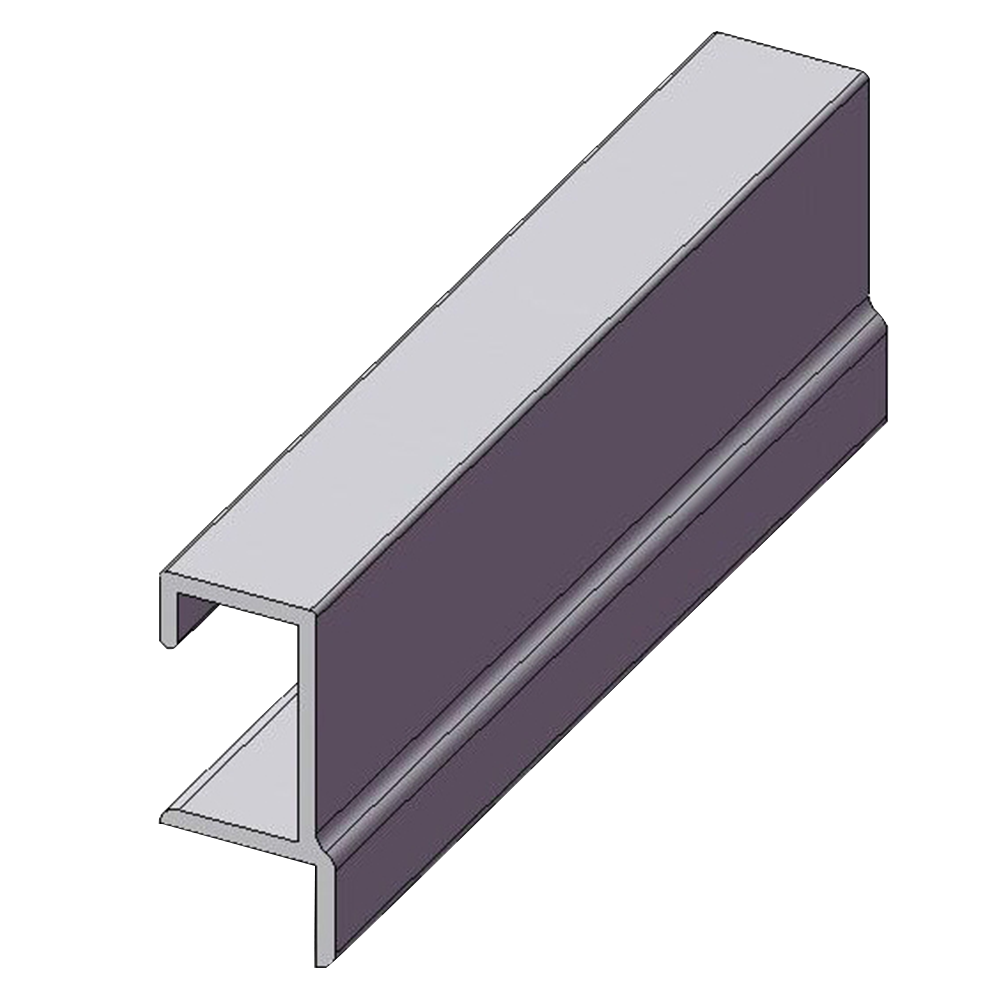 6' Extruded Aluminum Drawer Pull for 3/4" Material, Straight | Wurth ...