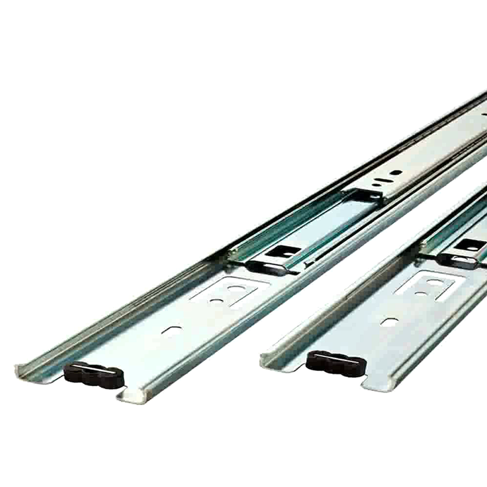 PRO100 Drawer Slide with 100lb Capacity, Full Extension, Zinc, 24 ...