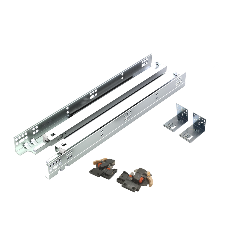 21" PRO634 Undermount Drawer Slide for 3/4" Material, 100lb Capacity ...