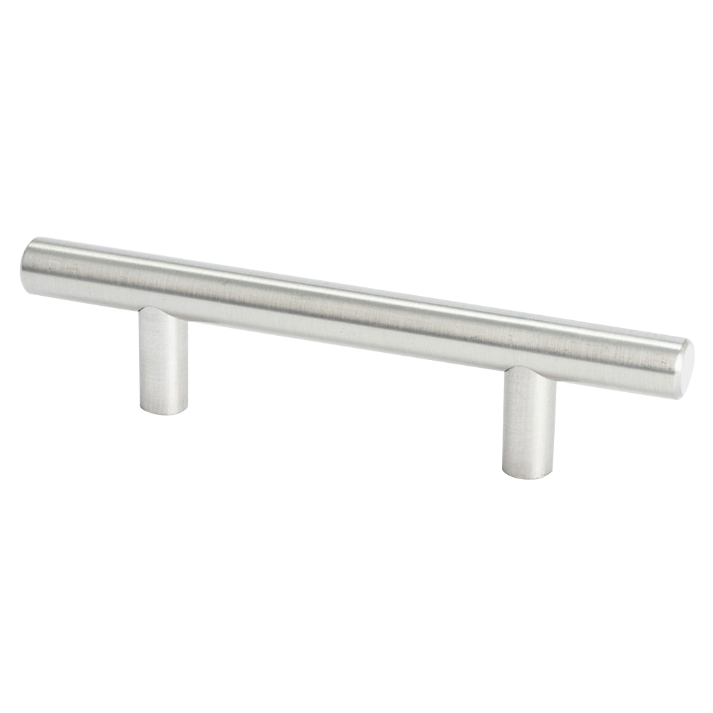 3" Commercial T-Bar Pull, Satin Nickel | Wurth Louis and Company