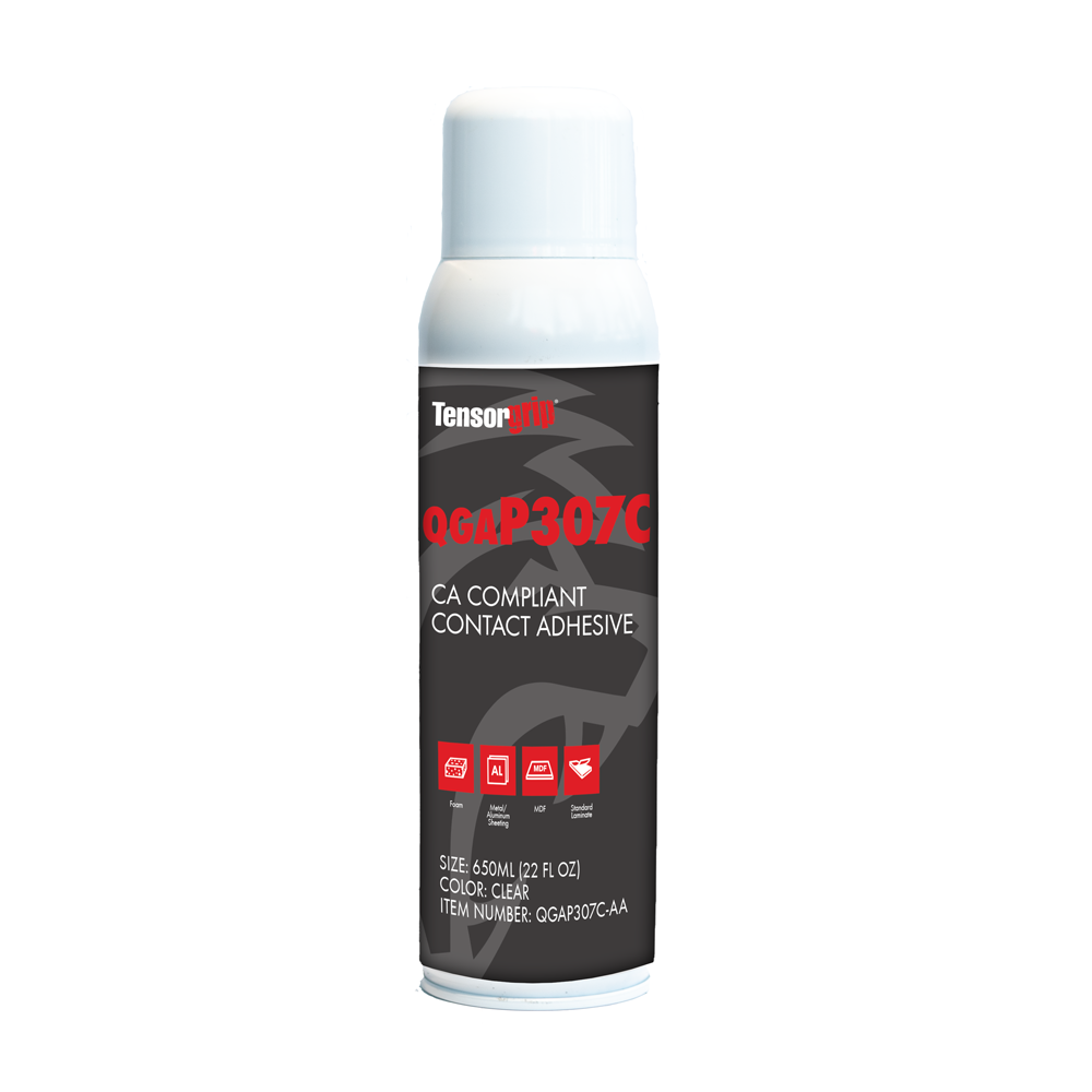 TensorGrip P307 Low VOC Contact Adhesive, Clear, 22 Oz Aerosol Can ...
