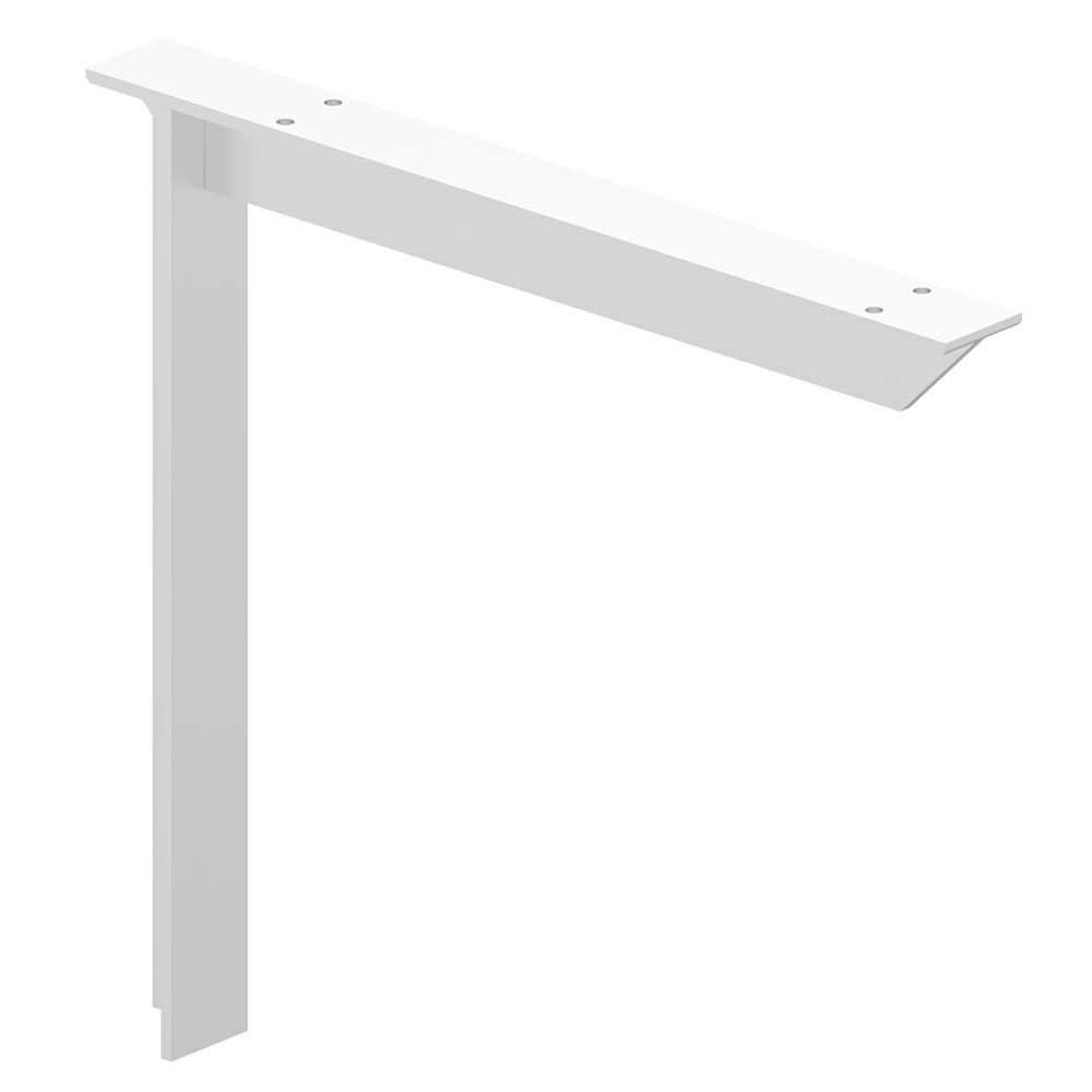 EH Series 18" Flush Mount Bracket, Mill Finish | Wurth Louis and Company