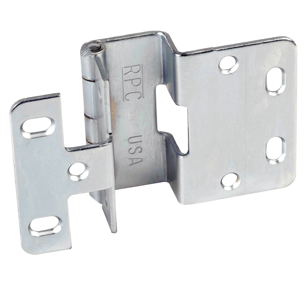 454 Thick Door Five Knuckle Institutional Hinge, Overlay, Dull Chrome ...