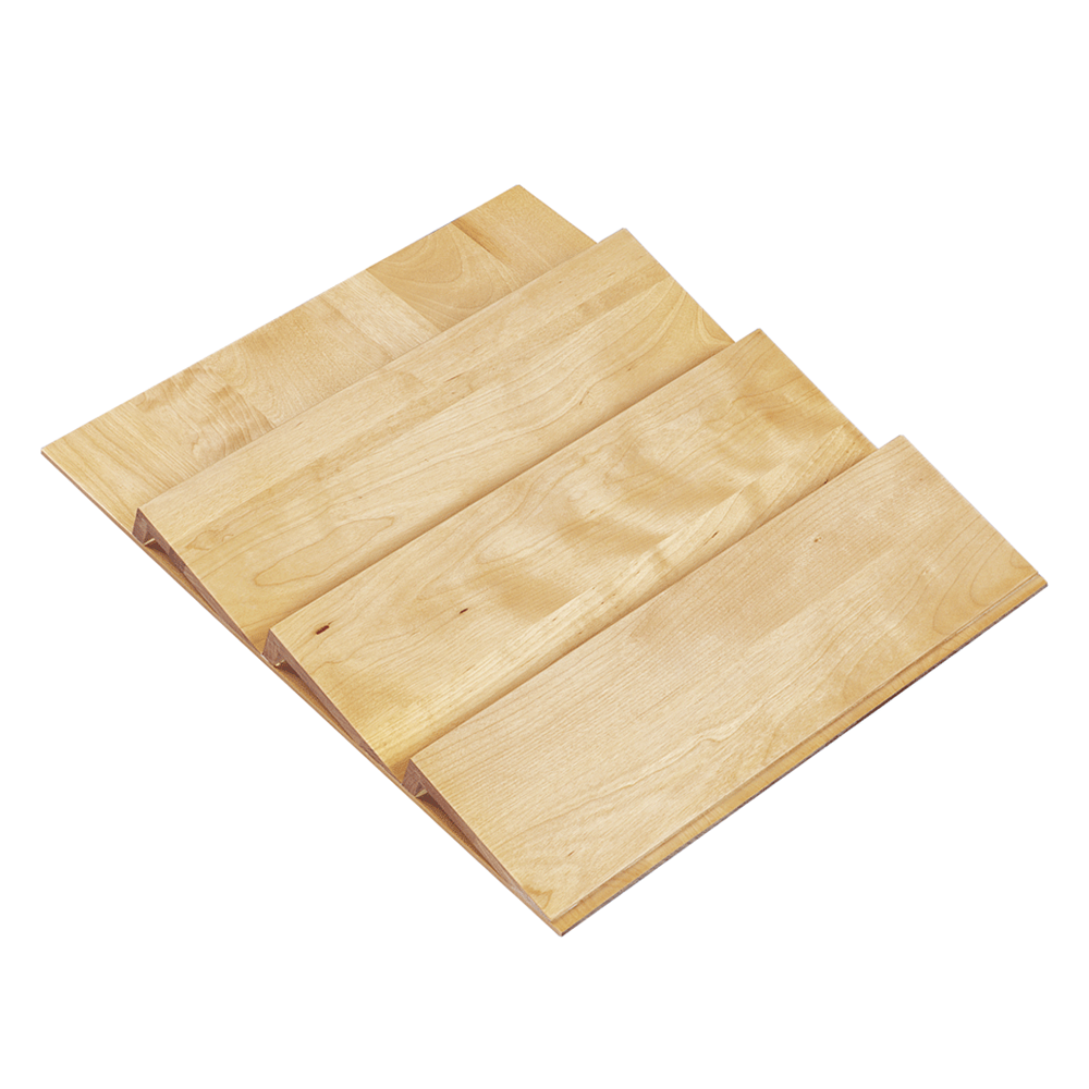 22" 3-Tier Wood Spice Drawer Insert, Maple | Wurth Louis and Company