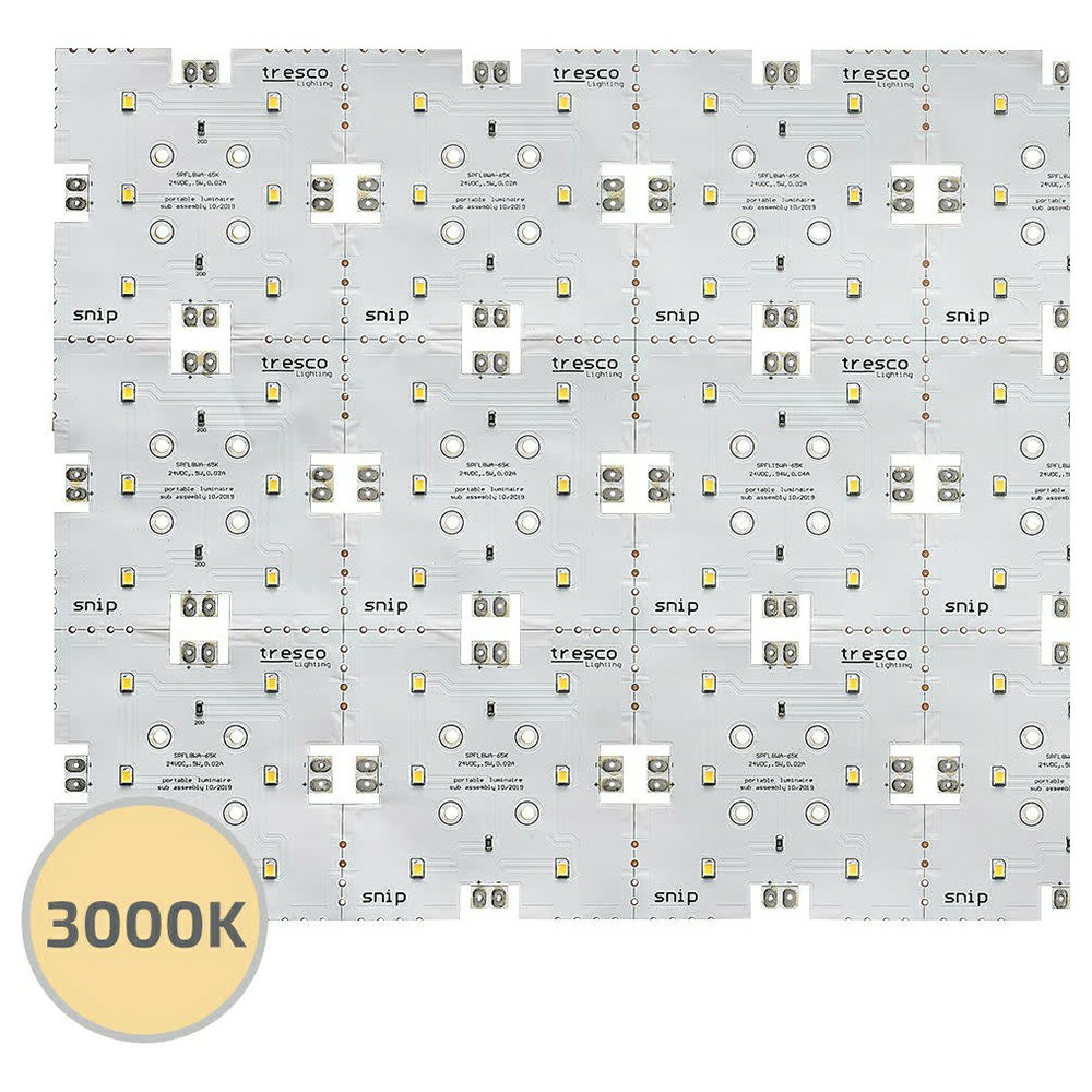 24VDC 15W 6500K Snip LED Panel, 24", White | Wurth Louis and Company