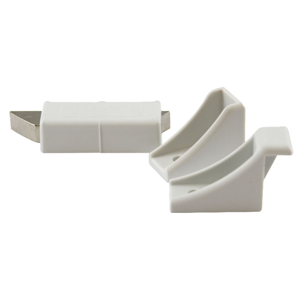 DL-200 Double Door Latch for Right-Door, White | Wurth Louis and Company