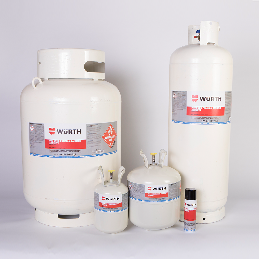 Pro Bond Premium Contact Adhesive, Clear, 38lb Canister | Wurth Louis ...