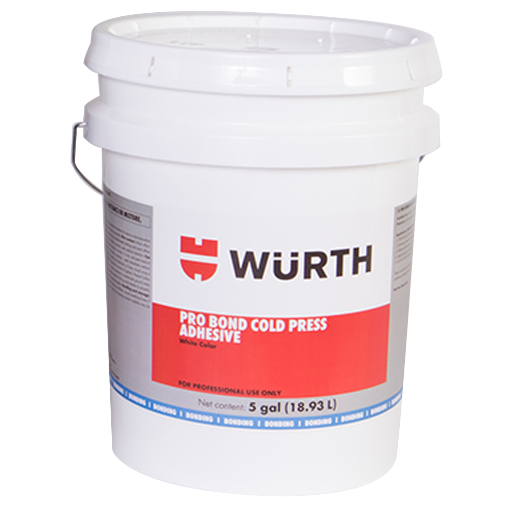 Pro Bond Cal Compliant Contact Adhesive, Clear, 5 Gallon Pail | Wurth ...