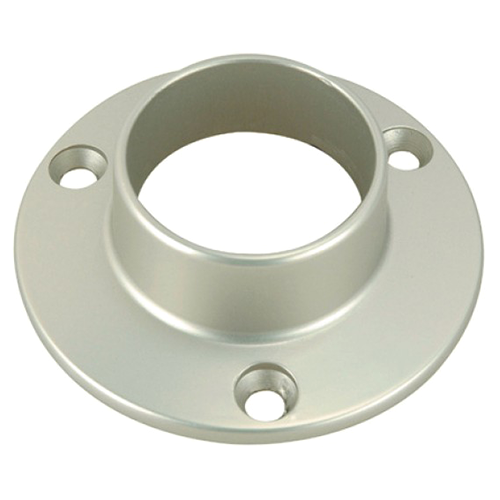 1-5/16" Diameter Closed Flange for Round Closet Rods, Dull Nickel ...