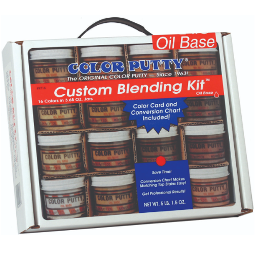 Color Putty Custom Blending Kit, Oil-Based | Wurth Louis and Company